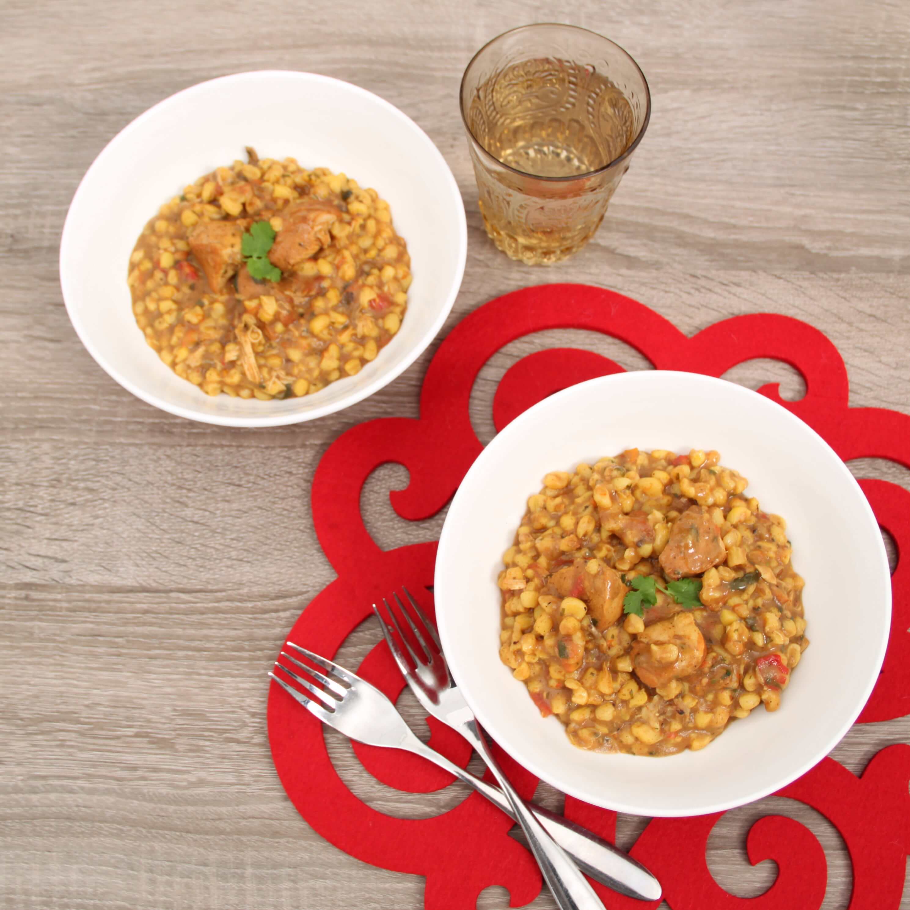 Chicken & samp curry | Dinner Recipes | AMC Cookware