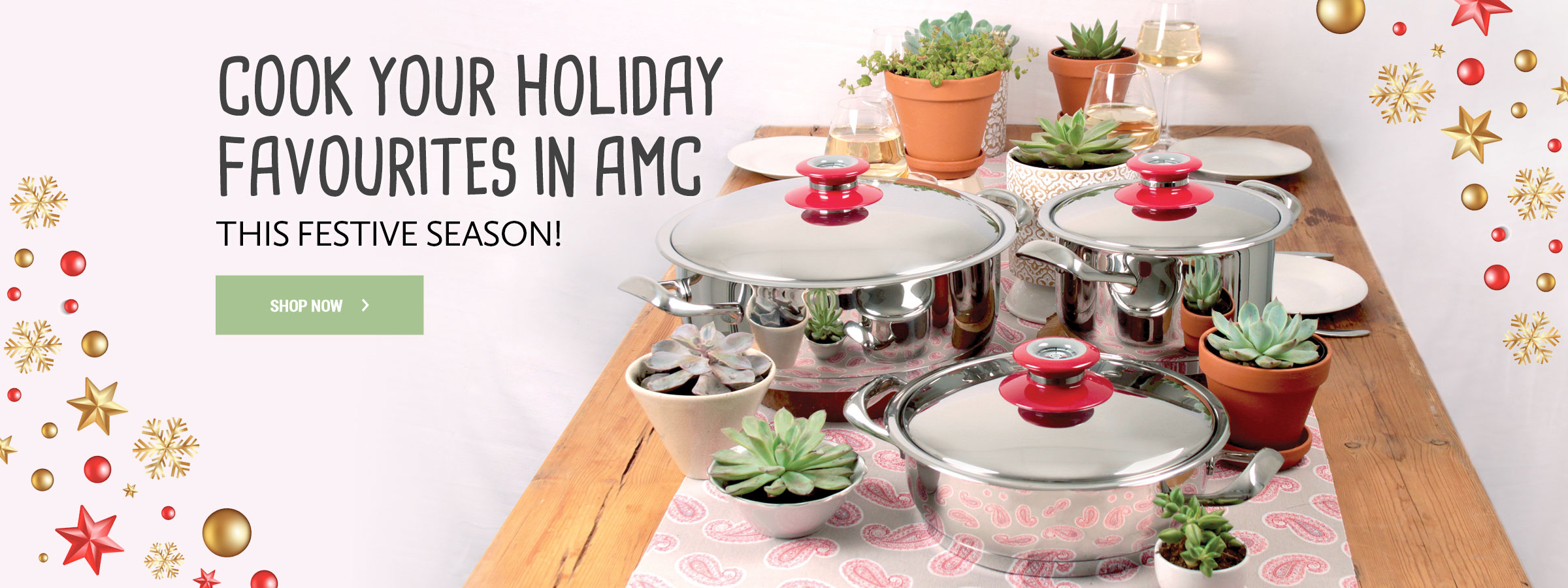 Home | Cookware, Kitchenware and Tableware | AMC Cookware