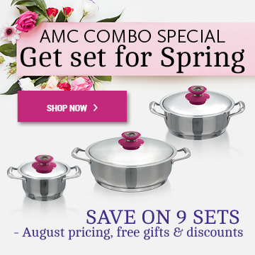 Buy Cookware Online | Lifetime Guarantee | AMC Cookware