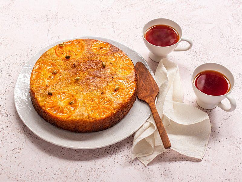 Zesty Orange and Cardamom Cake | Sweets Recipes | AMC Cookware