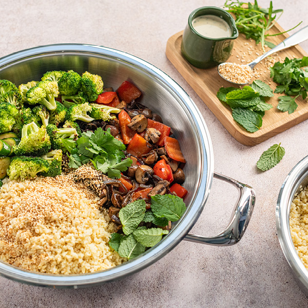 COLOURFUL BULGAR WHEAT SALAD WITH TAHINI DRESSING | Salads Recipes ...