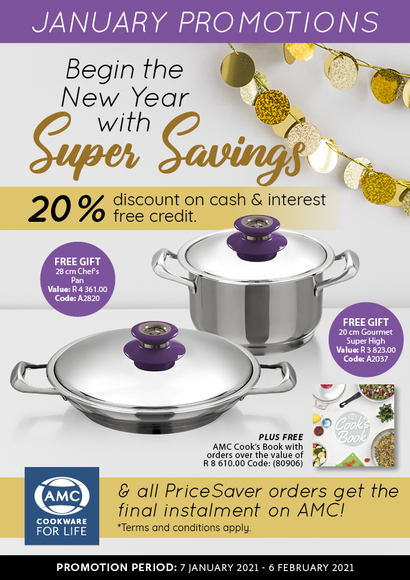 January 2021 Promotion | Specials | AMC Cookware